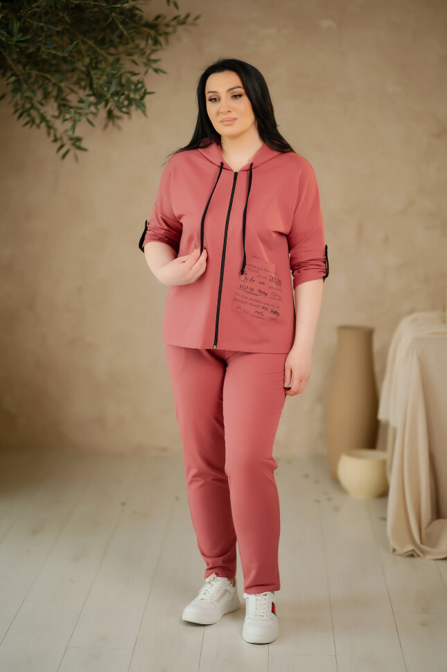 Costum CTF024C (roz pudrat închis)