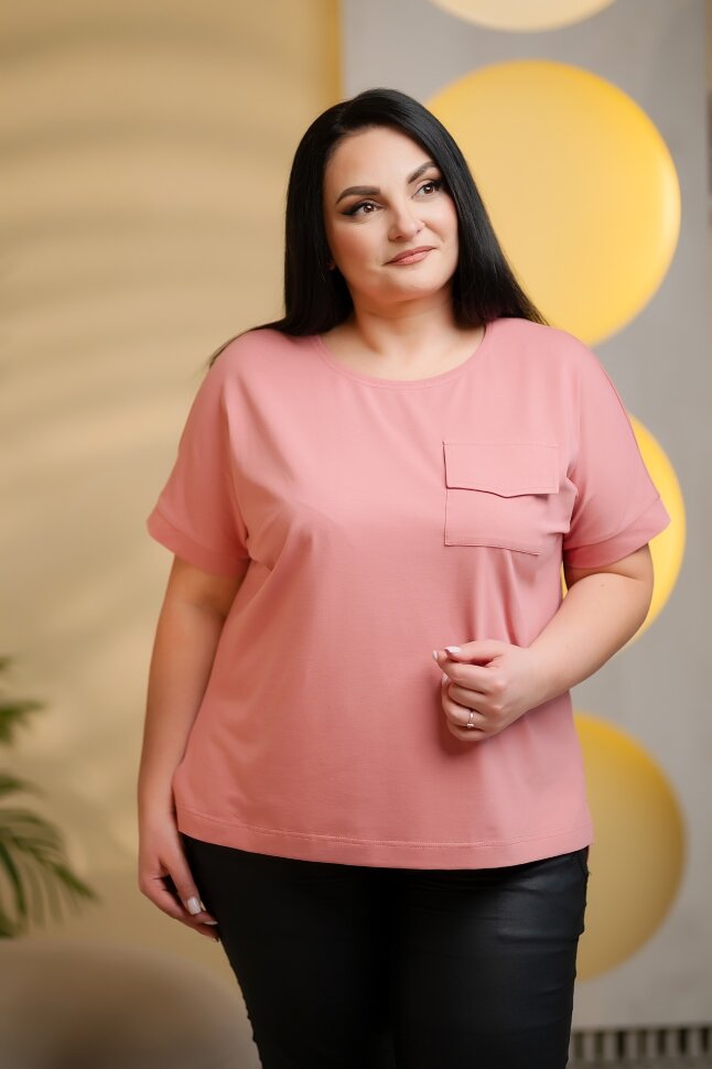 Tricou TRF027A (roz pudrat închis)