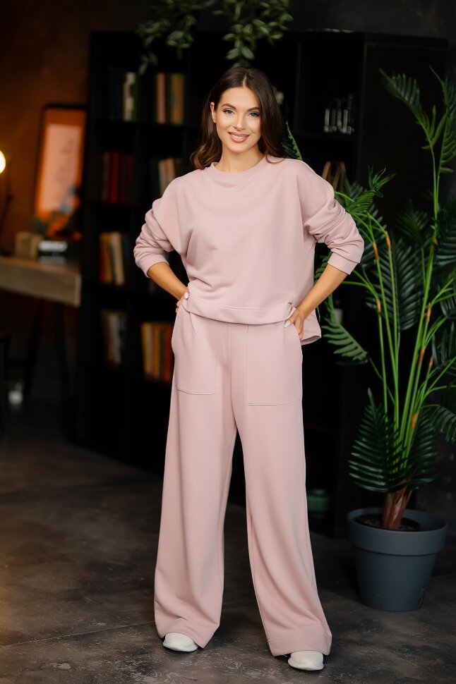 Costum CTF053A roz pudrat